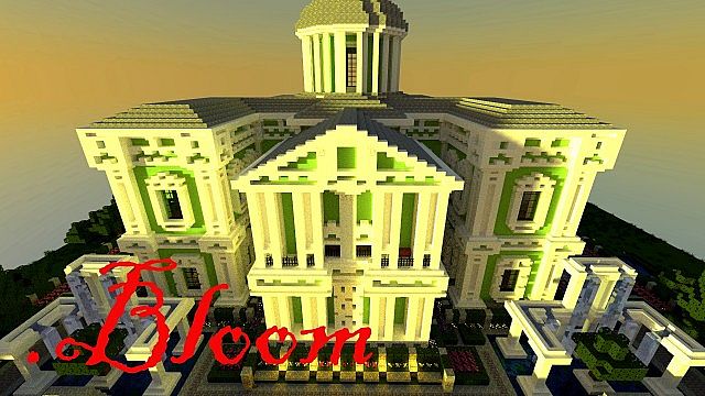 Bloom - a massive community house (theatres and such) Minecraft Map