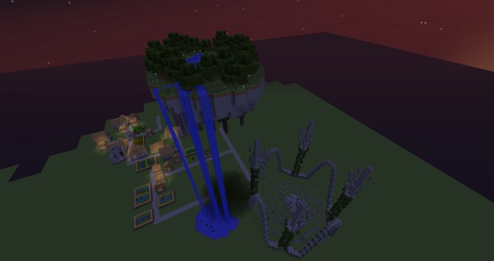 Small hub Minecraft Map