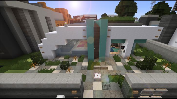 Curve A Minimalistic House Minecraft Map