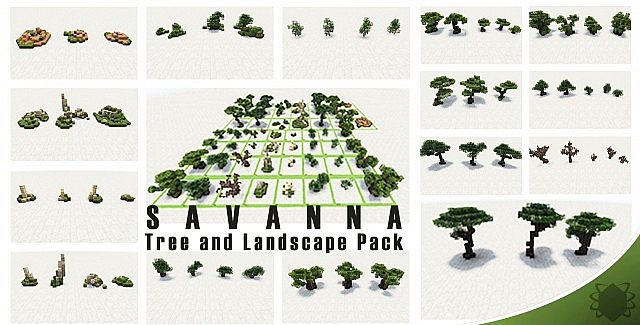 Savanna Tree Pack Minecraft Project