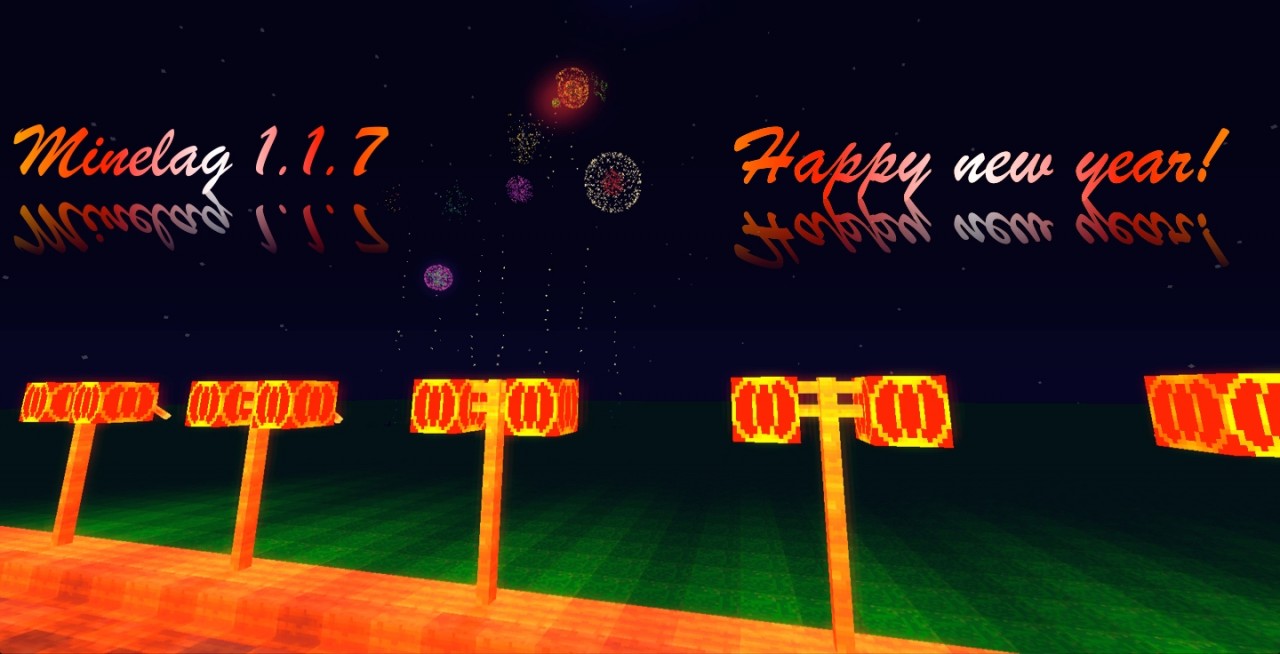 Minelag v1.1.7 Happy new year! Minecraft Texture Pack