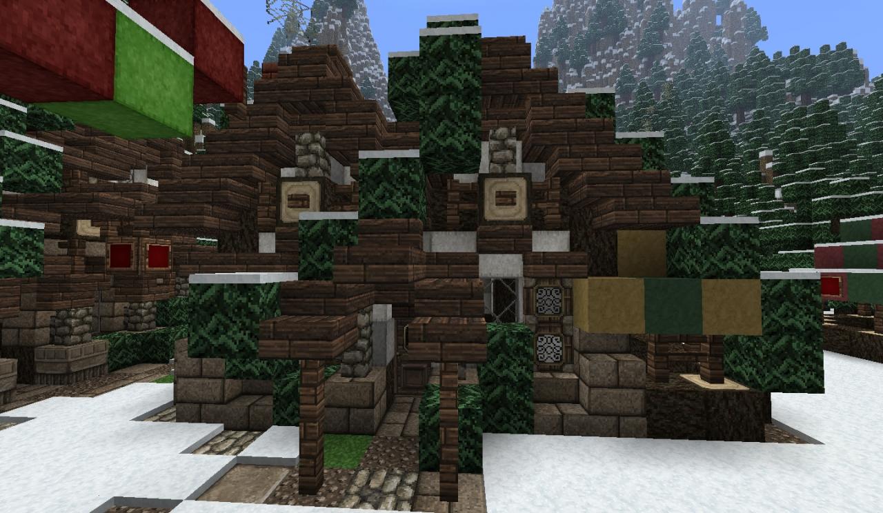 The Town Of Evergreen Valley Minecraft Map