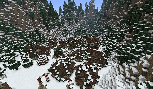 The Town Of Evergreen Valley Minecraft Map