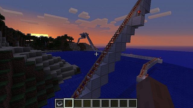 Minecraft - MEGA ROLLERCOASTER [INCREDIBLE] #2 Minecraft Map