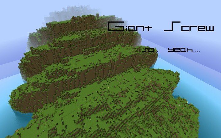 Giant Screw Minecraft Map