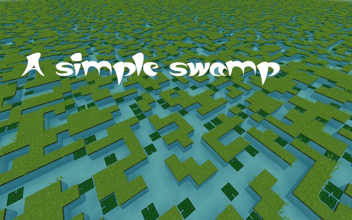 Simple Swamp Minecraft Map