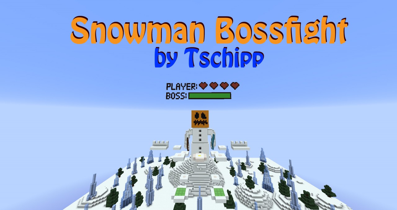 Snowgolem Bossfight! [1.8.1] Minecraft Map