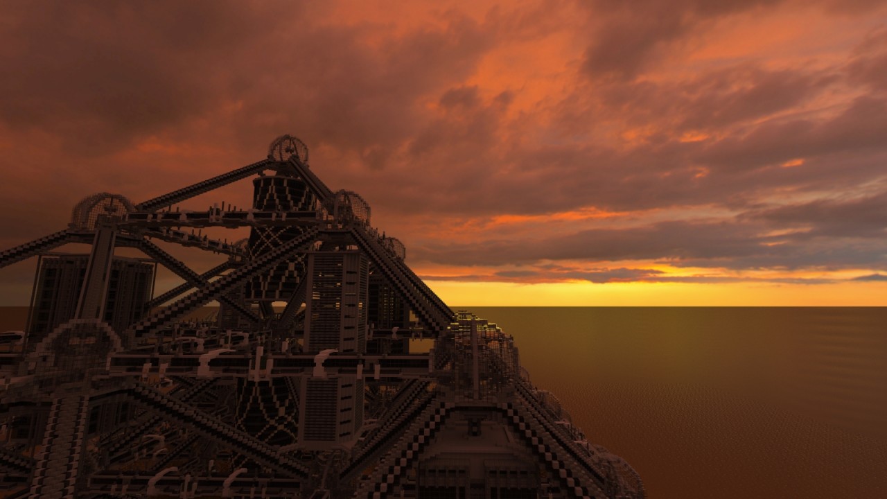 Shimizu Megacity Pyramid V.2 (TRY 2004) Minecraft Map