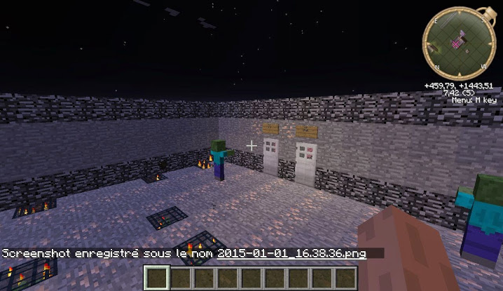 Mini game [Zombie Battle] Minecraft Map