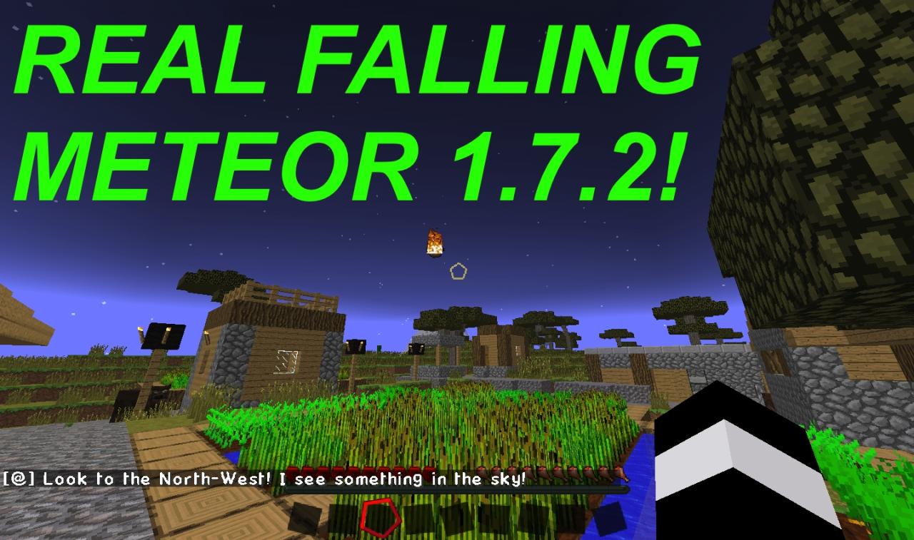Real Falling Meteor 1.7.2 Minecraft Map