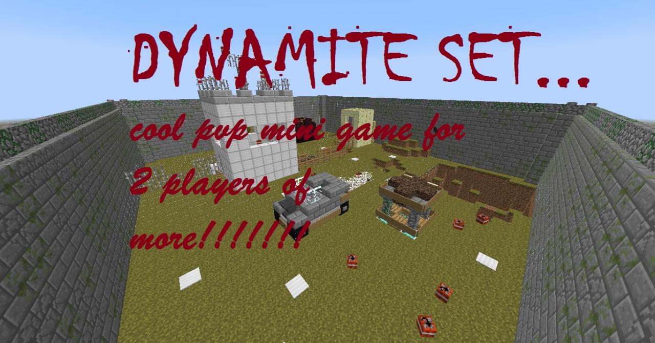 Dynamite set [1.7.2] FULL REDSTONE v1,5 Minecraft Map
