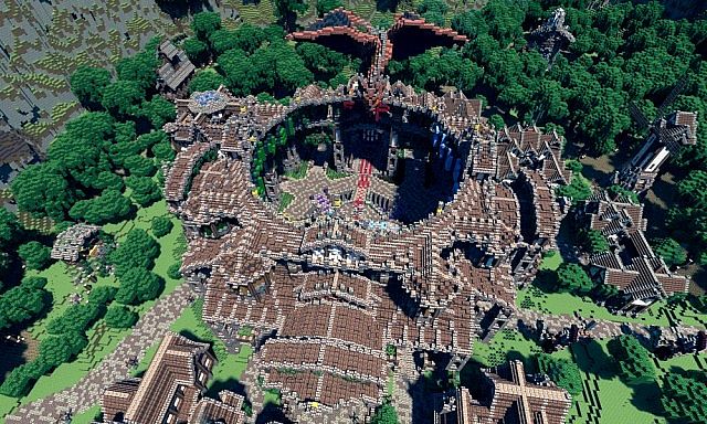 Spawn Hub Structure Minecraft Map