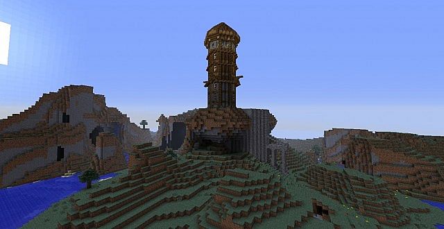 Wooden Tower Minecraft Map