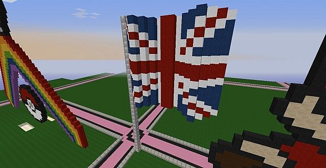Union Jack Minecraft Map
