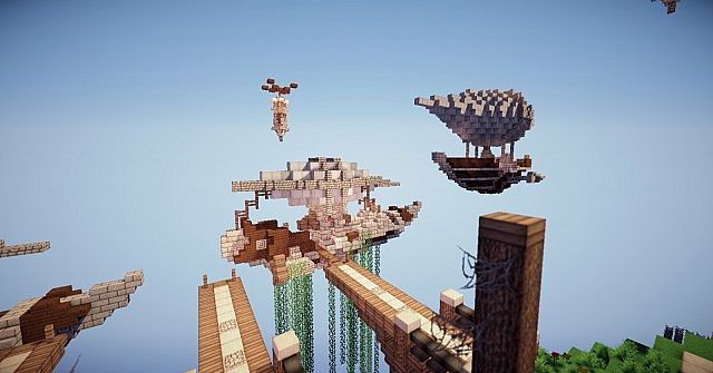 Steampunk Server Spawn Minecraft Map
