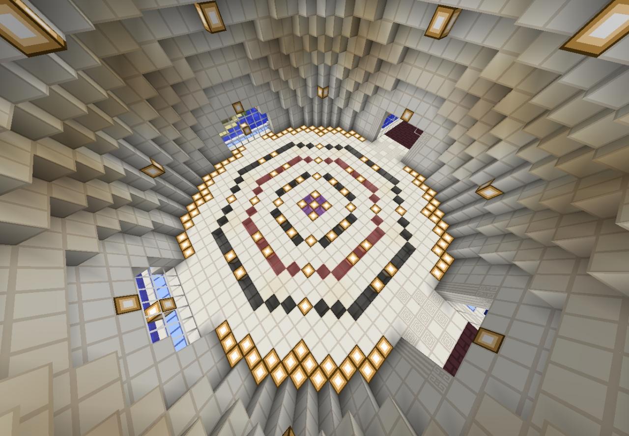 Simple 4 Dome Spawn Portal Minecraft Map