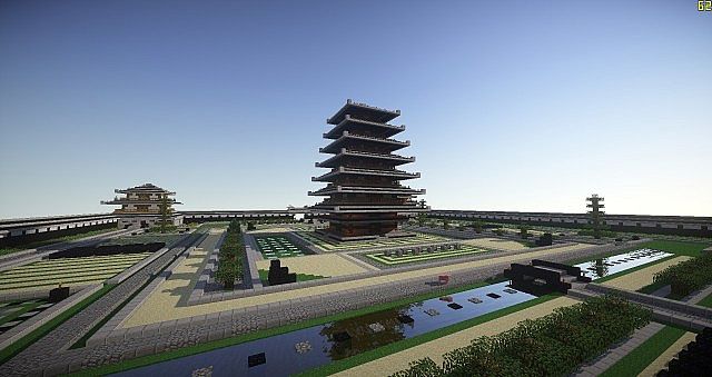 Replica Japanese Style Castle V1 Minecraft Map