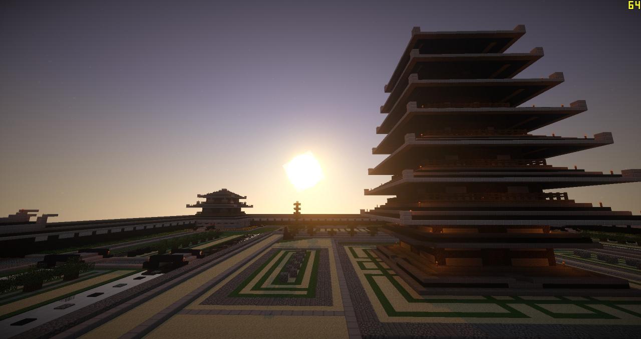 Replica Japanese Style Castle V1 Minecraft Map