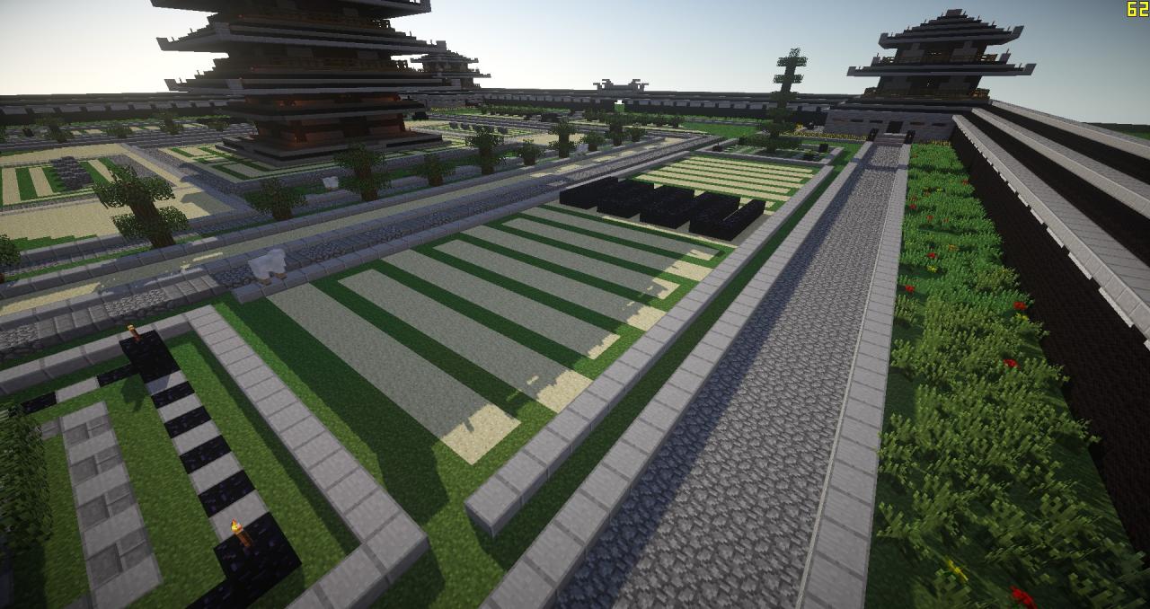 Replica Japanese Style Castle V1 Minecraft Map
