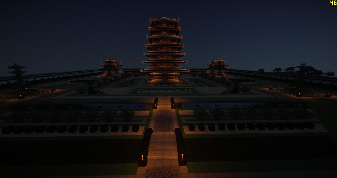 Replica Japanese Style Castle V1 Minecraft Map