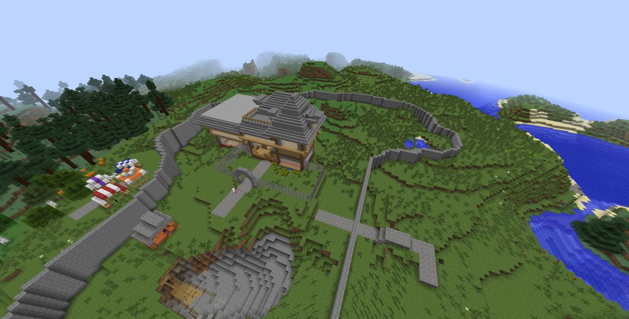 Korth: a small city Minecraft Map
