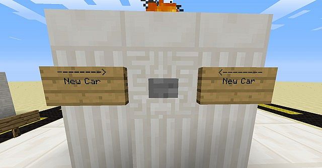 Drivable Car in Vanilla Minecraft Minecraft Map