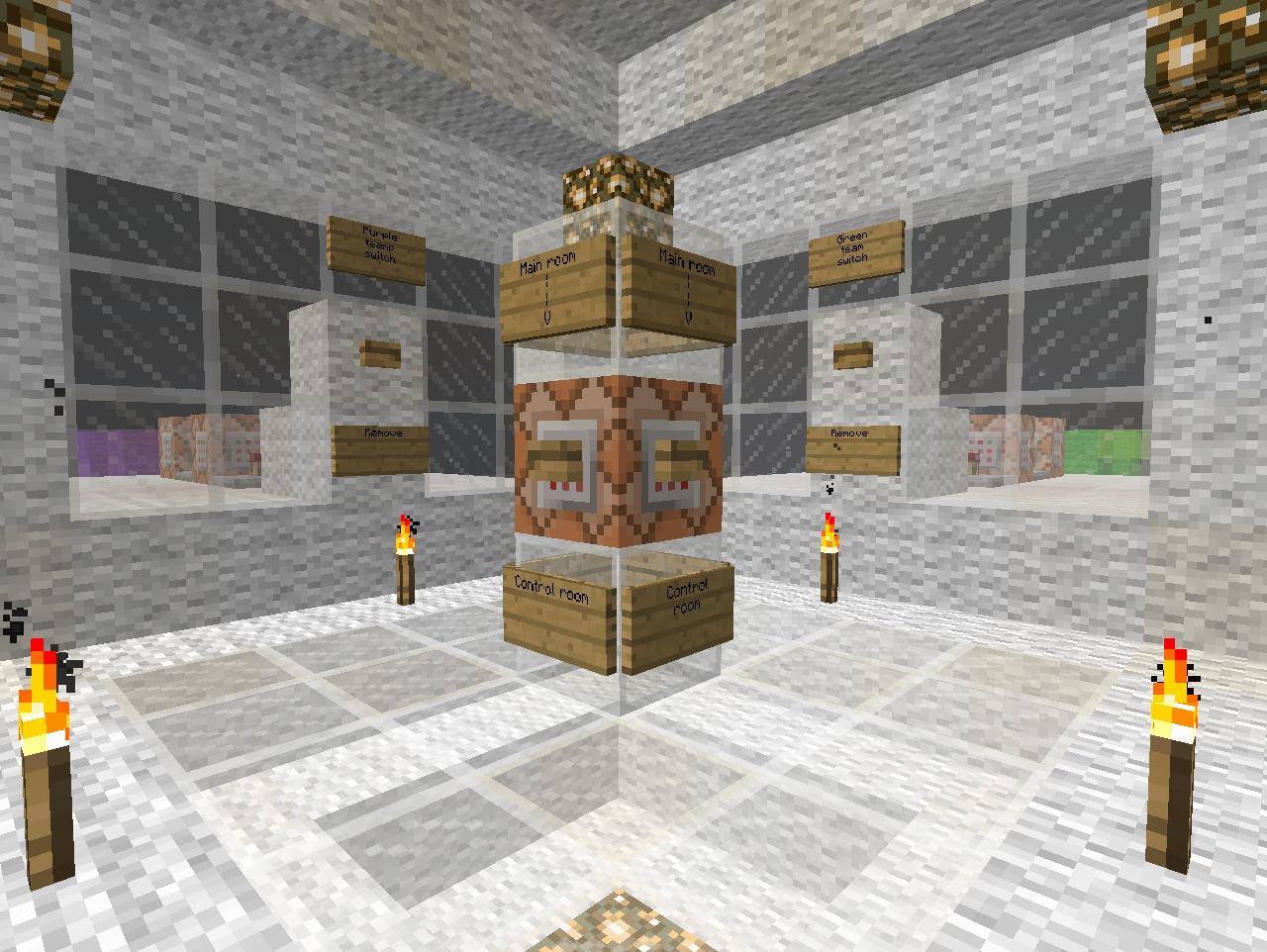 Redstone PVP Map based command blocks Minecraft Map