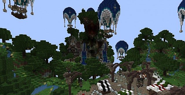 Skyland ~ SkyFight Server Minecraft Map