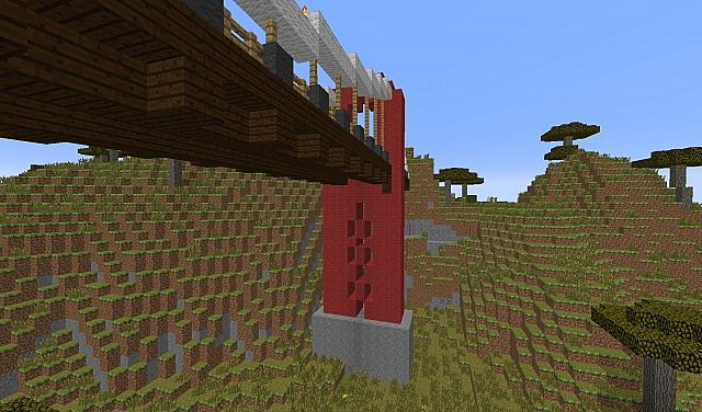 Suspension Bridge Minecraft Map