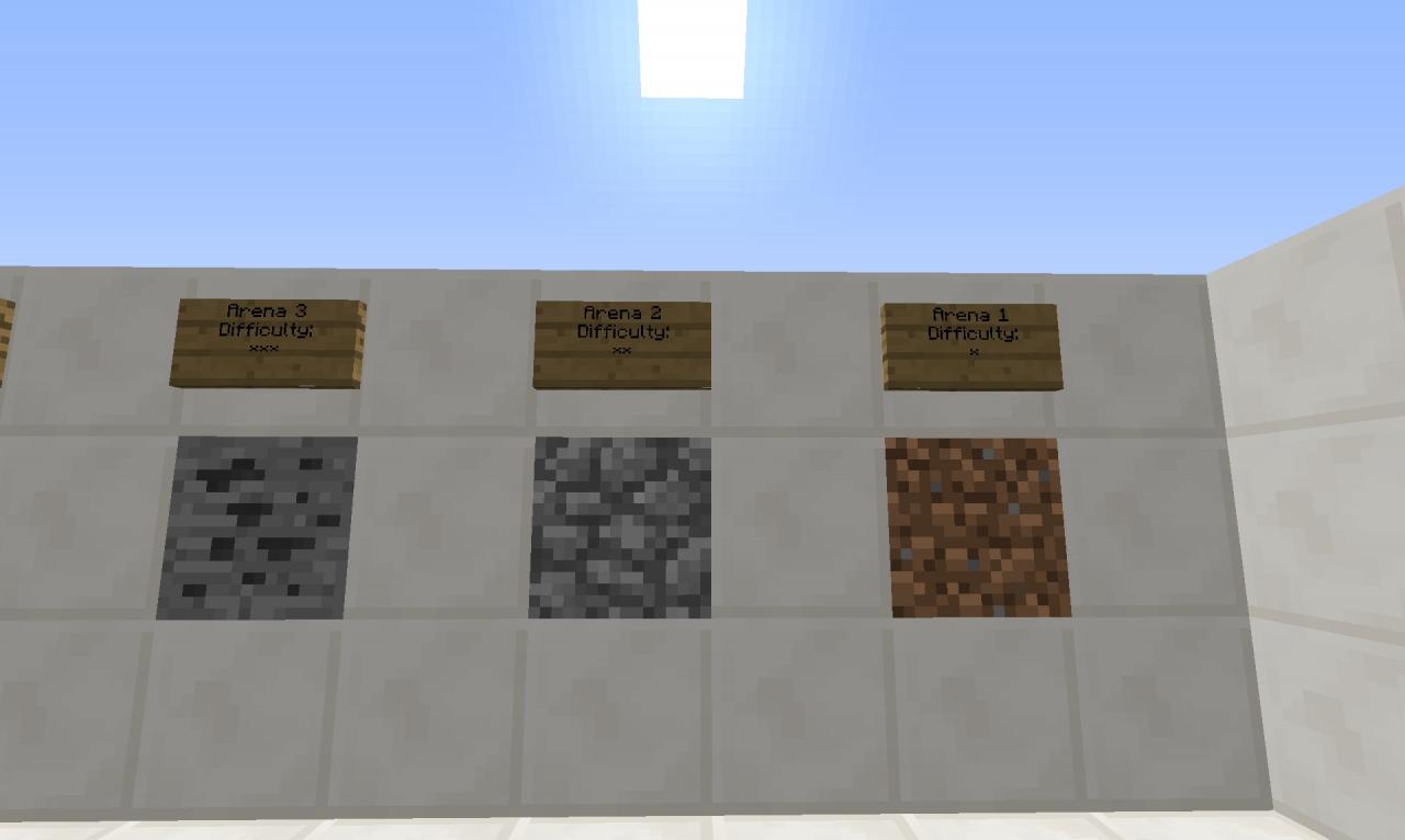 Arena Challenge Mini-Game Minecraft Map