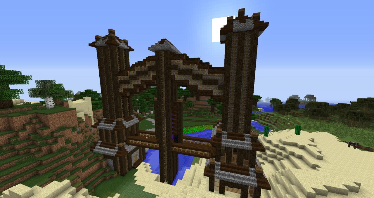 Medieval Dark Oak City Minecraft Map