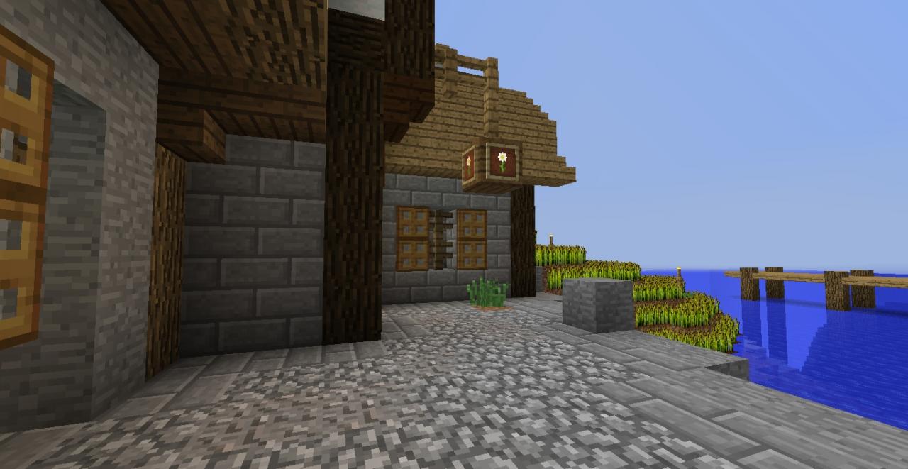 Small Port Town Minecraft Map