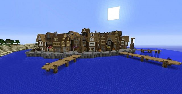 Small Port Town Minecraft Project