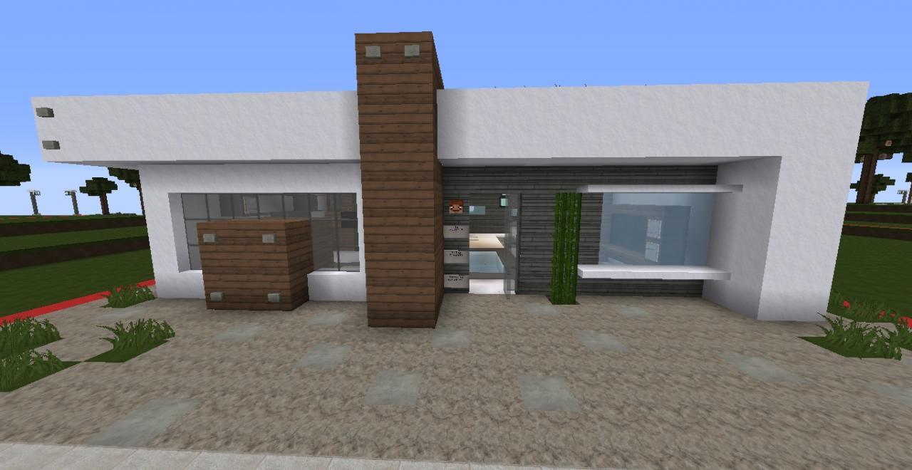 Small modern house Minecraft Map