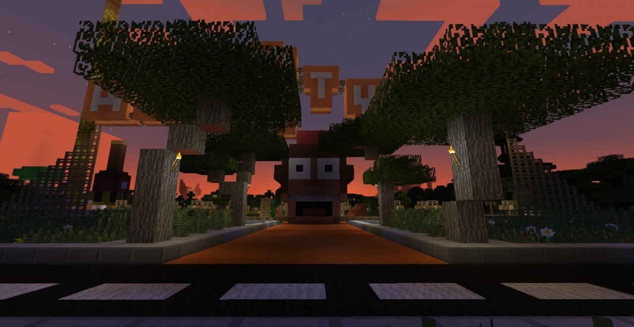 KrustyMap|KrustyLand + KrustyZoo + Small City| Official Map Minecraft Map