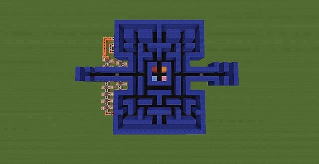 Playable Pacman Minecraft Map