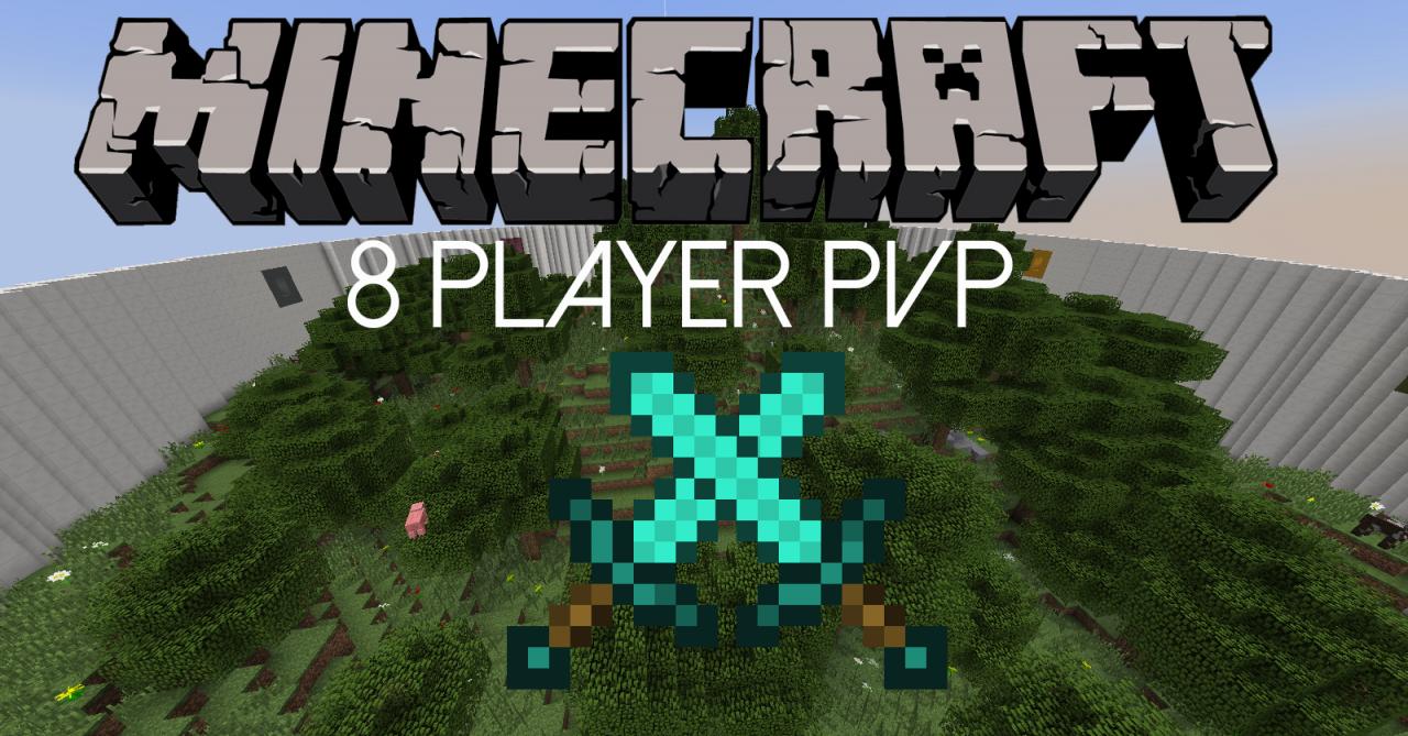 8 Player PvP Map! Minecraft Map