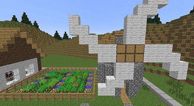 30x30 plot + terrain [Village basics] [For Venom's contest] Minecraft Map
