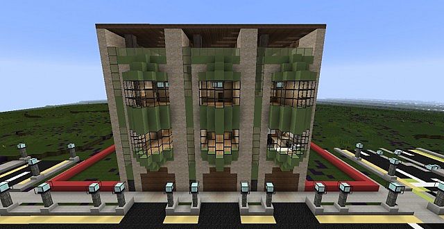 Triple Townhouse Minecraft Map