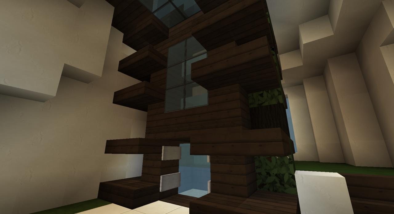 -[Muir]- A Minecraft Modern Cave House (25 Sub Special) Minecraft Map