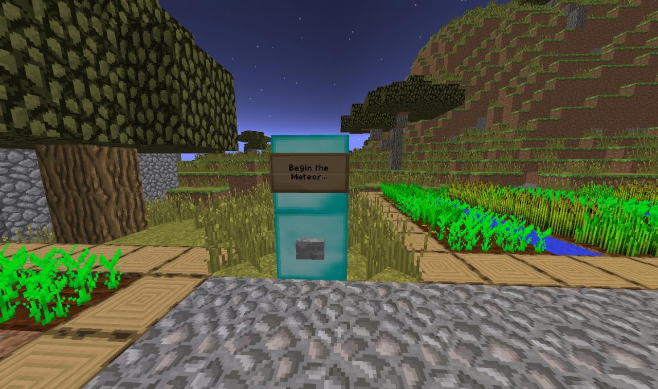 Real Falling Meteor 1.7.2 Minecraft Map