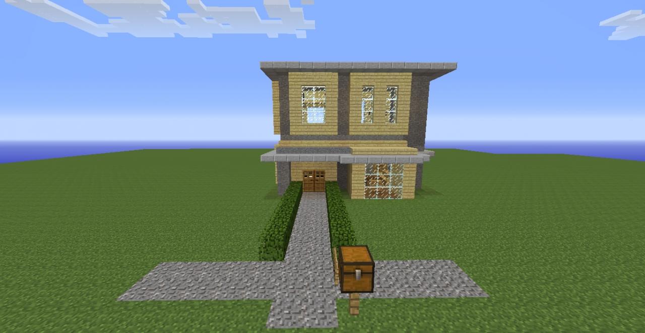 Small Modern House Minecraft Map