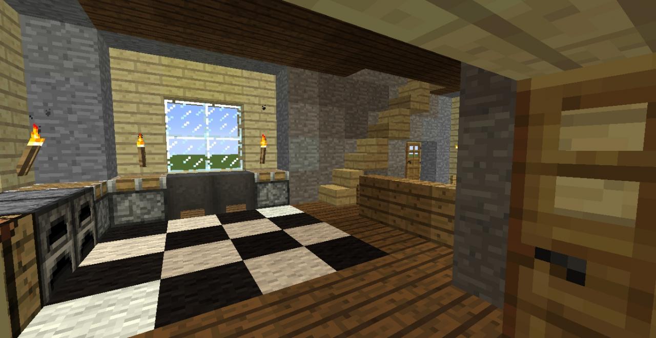 Small Modern House Minecraft Map
