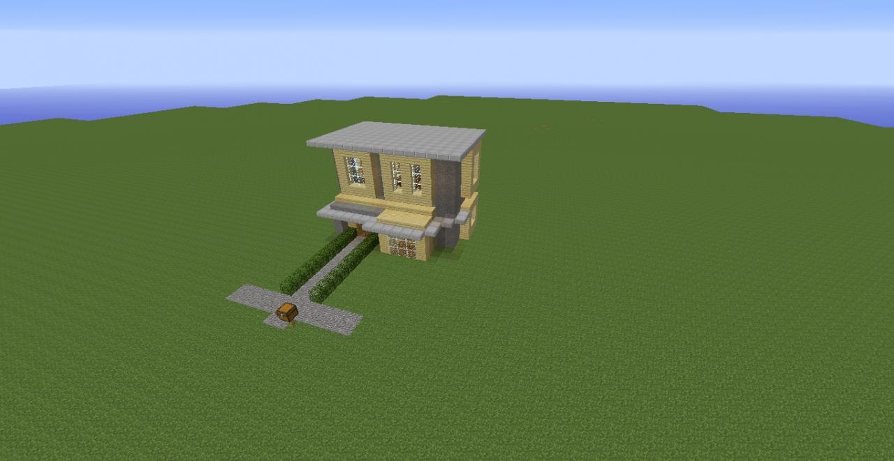 Small Modern House Minecraft Map