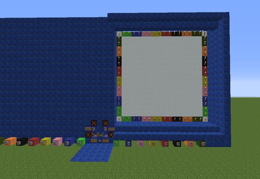 8 bit (8x8) GPU (Graphical processing unit) Minecraft Map