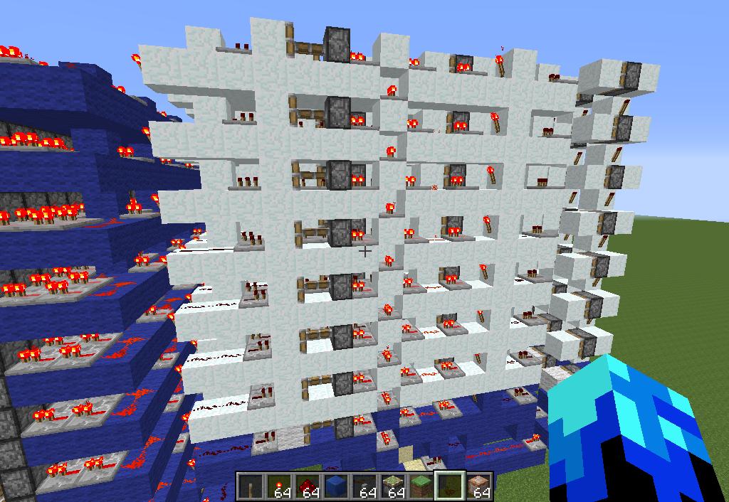 8 bit (8x8) GPU (Graphical processing unit) Minecraft Map