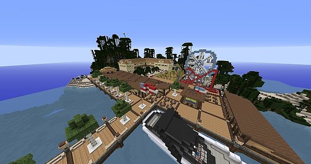 [WoK][Beachtown] Boardwalk Minecraft Map