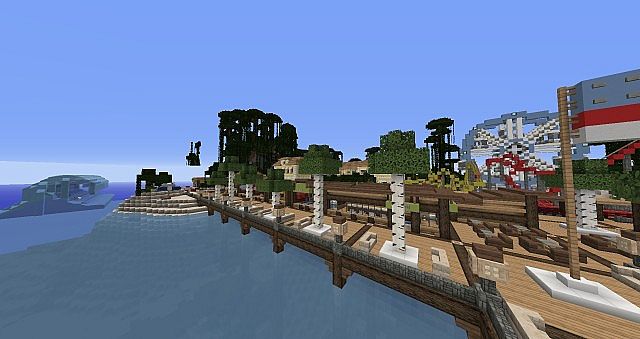 [WoK][Beachtown] Boardwalk Minecraft Map