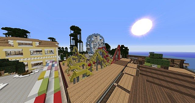 [WoK][Beachtown] Boardwalk Minecraft Map