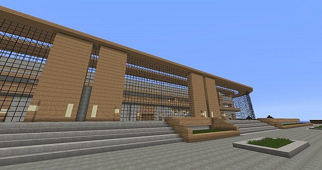 Modern Stadium ( WIP ) Minecraft Map